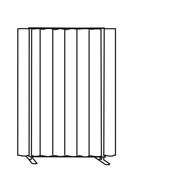 Scala Floor Screen - Abstracta