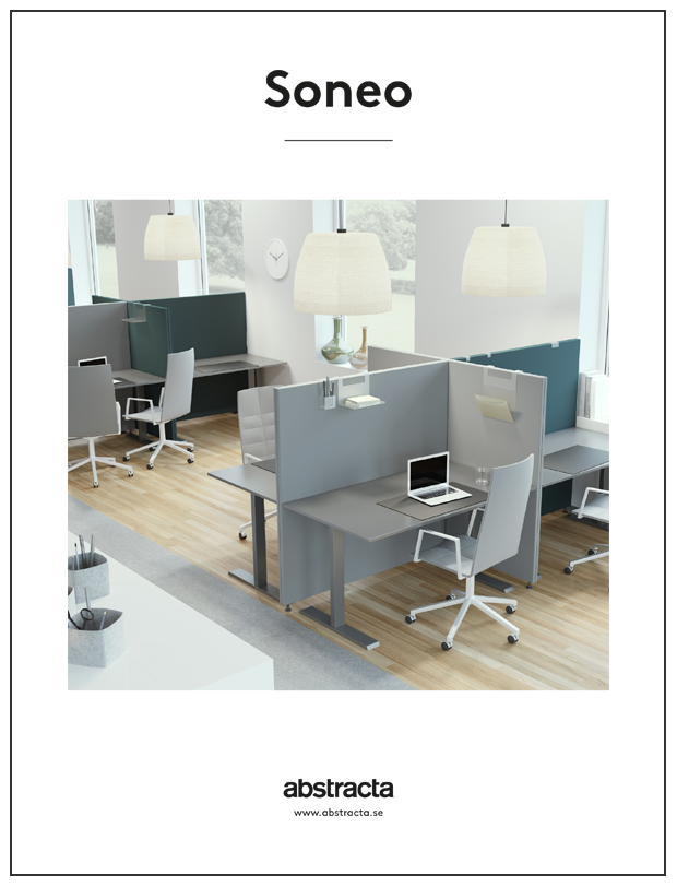 Soneo Desk Screen - Abstracta