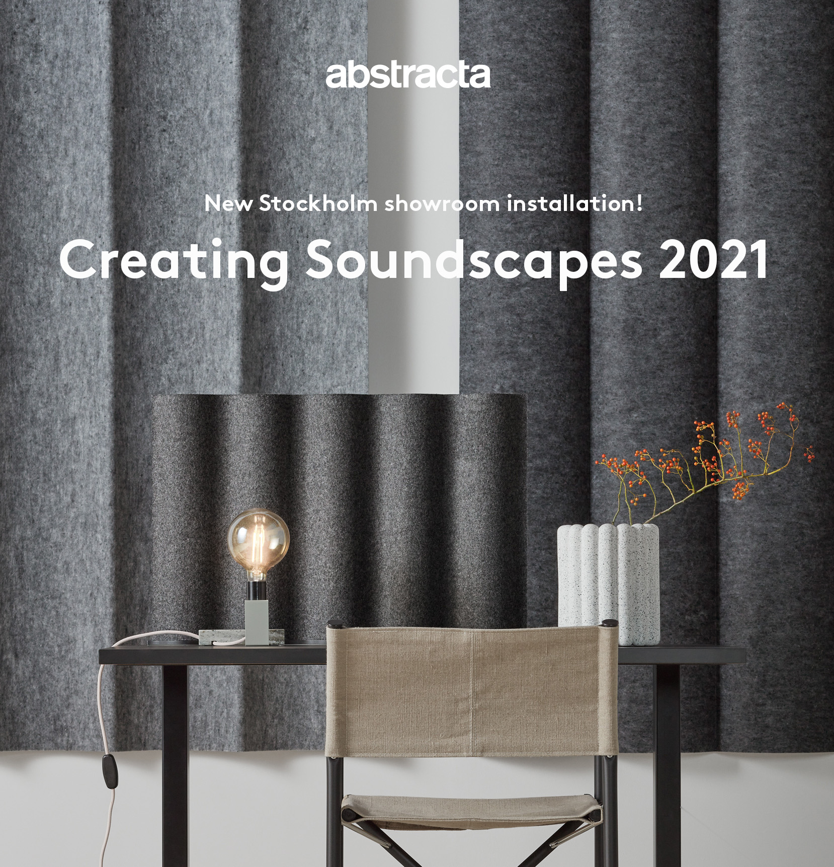 Stockholm Design Week 2021- new showroom installation - Abstracta